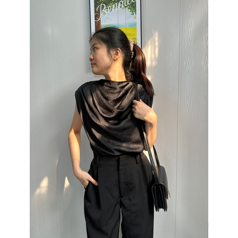 Jual MIJOO SILK BLOUSE KOREAN BLOUSE SILK SATIN BAJU MISS NOVIA MIS ...