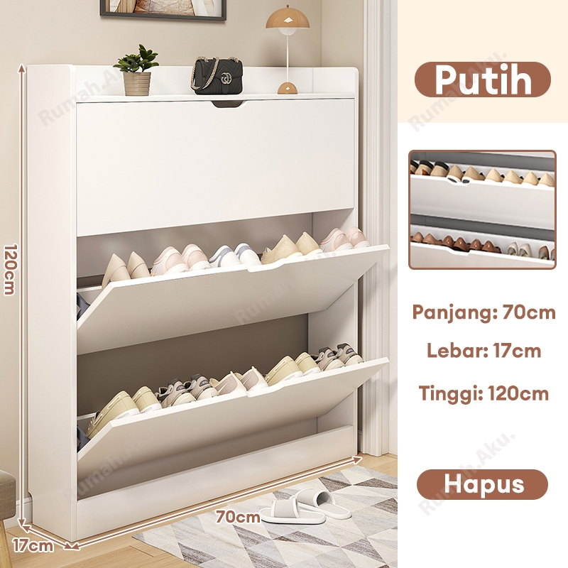 Jual Lemari Sepatu Minimalis lemari sepatu tertutup lemari sepatu kayu ...