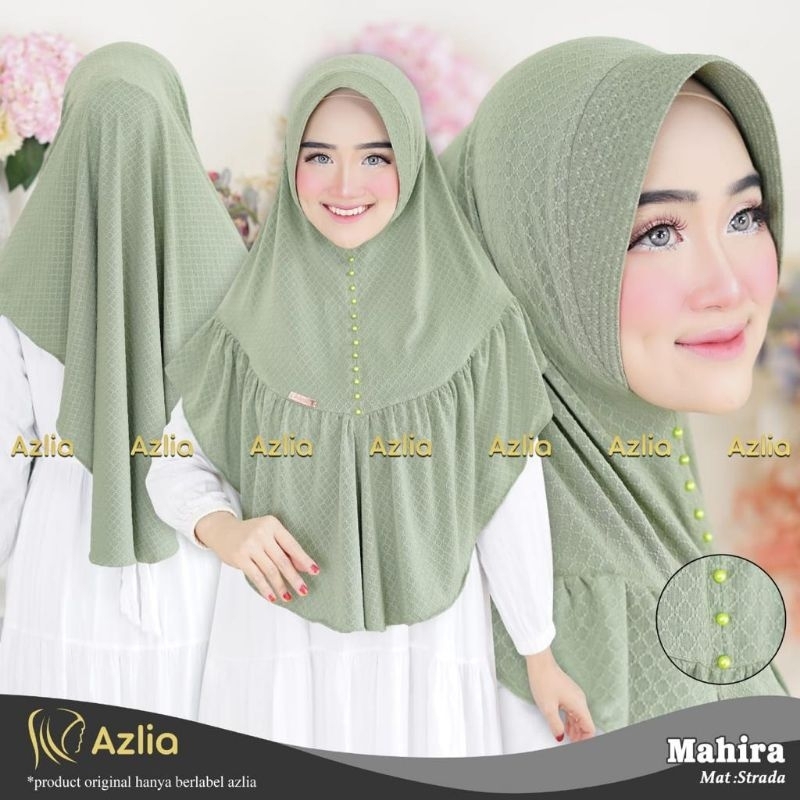 Jual Jilbab Khimar Instan Simpel Mahira Ori Azlia | Shopee Indonesia