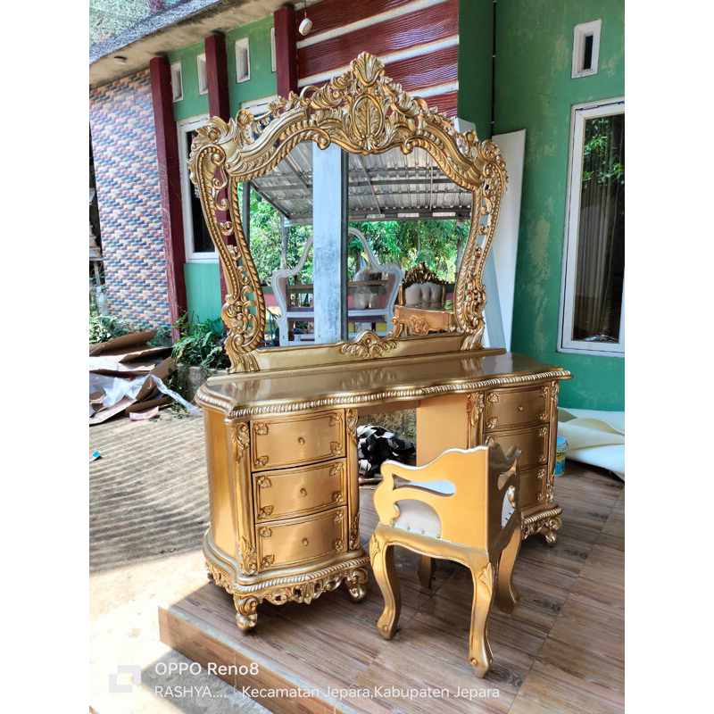 Jual Meja Rias ukiran Meja rias ukiran mewah meja rias ukiran jati ...