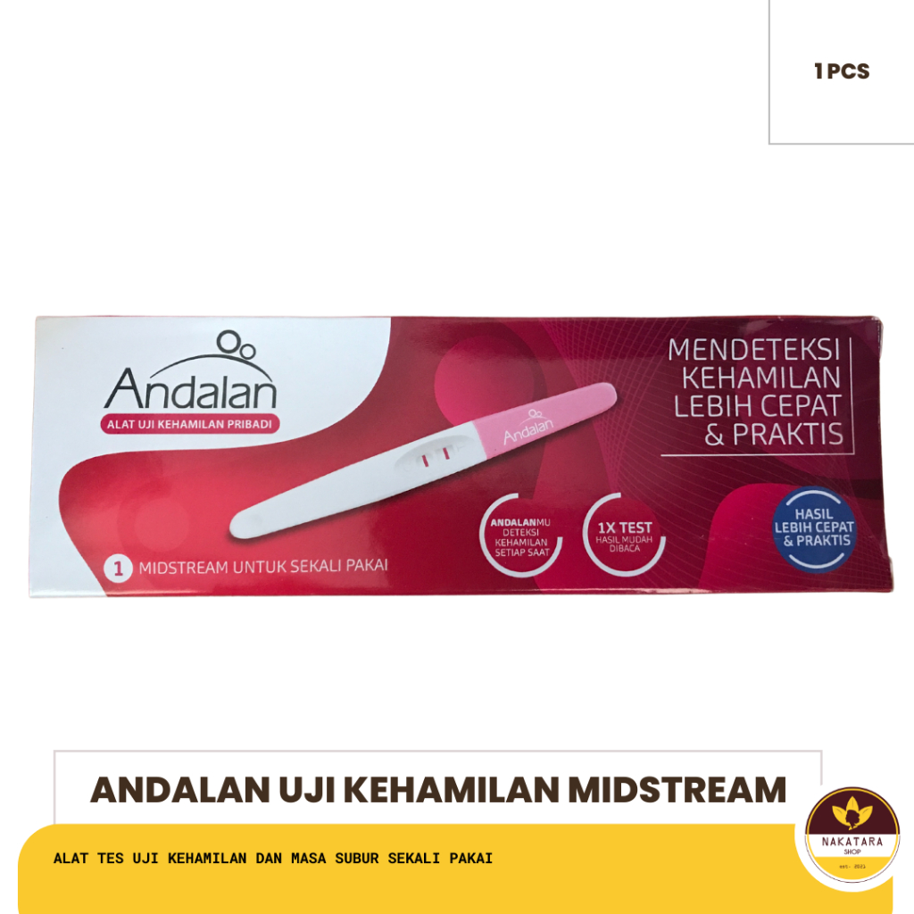 Jual ANDALAN MIDSTREAM PREGNANCY TEST ALAT UJI KEHAMILAN INSTANT ...