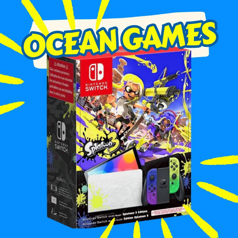 Jual Nintendo Switch Oled Model Console Splatoon 3 Edition | Shopee ...