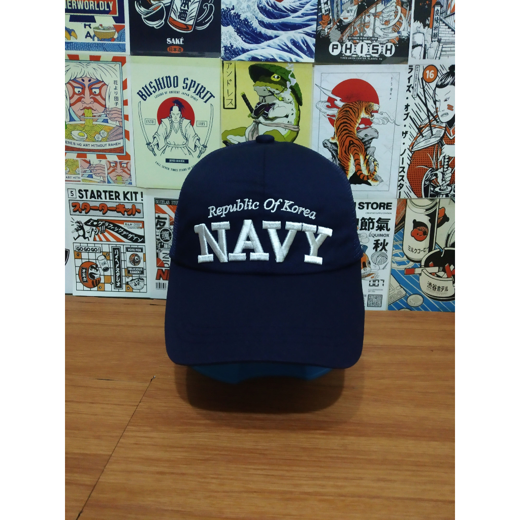 Jual Topi Caps Hat Pria Dan Wanita Navy Band | Shopee Indonesia