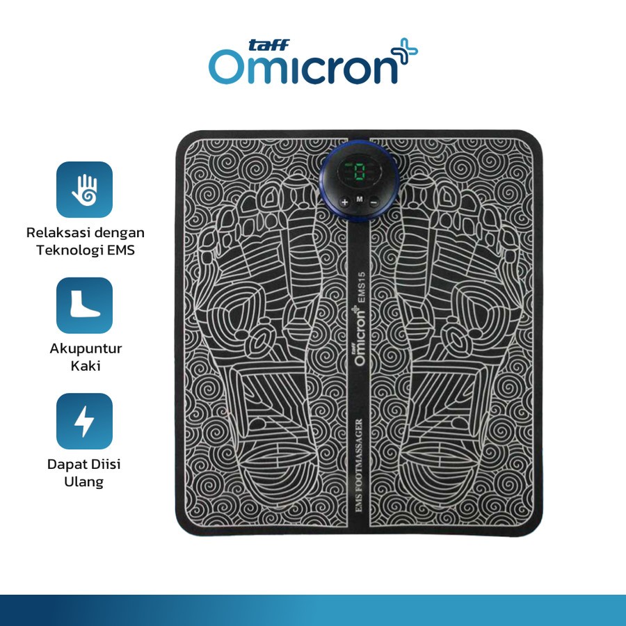 Jual TaffOmicron Alat Pijat Kaki Elektrik USB Rechargeable EMS USB 6 Mode - EMS15 | Shopee Indonesia