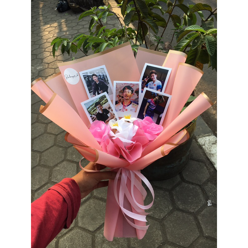 Jual Buket custom bunga dan foto murah bandung | Shopee Indonesia