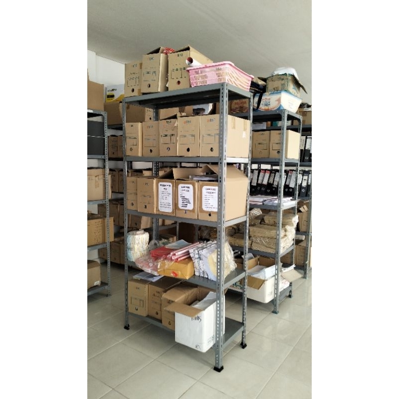 Jual rak besi siku lubang serbaguna bisa bongkar pasang P 100 40 200 ...