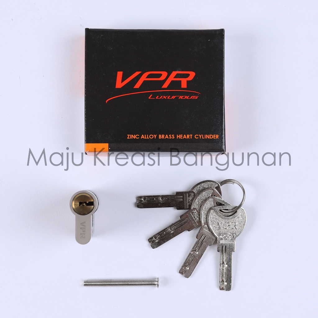 Jual Silinder Kunci Pintu Kecil 60mm x 29mm Termasuk Isi 4 Buah Anak Kunci Cylinder Lock VPR ...