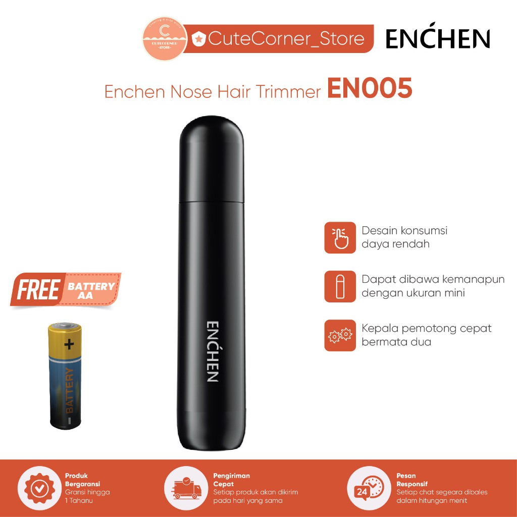 Jual ENCHEN EN005 Electric Shaving Hair Nose Ear Trimmer Portable Alat ...