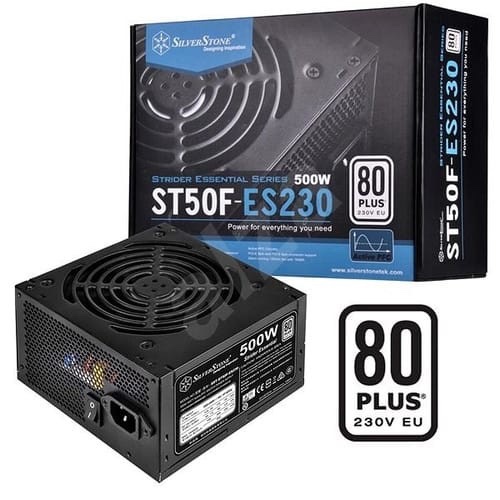 Jual POWER SUPPLY SILVERSTONE 500W 80+ WHITE | PSU ST50F-ES230 | ST50F ...