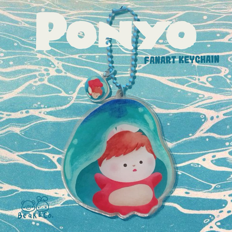 Jual keychain ponyo studio ghibli fanart | Shopee Indonesia