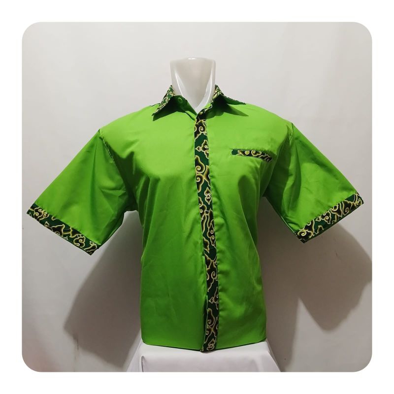 Jual Seragam Kerja Kombinasi Batik, Seragam Kerja, Baju Officeboy, Baju ...