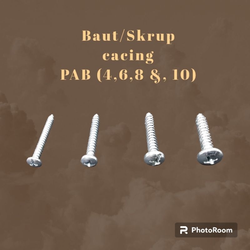 Jual Baut/Skrup cacing PAB LION (10MM) | Shopee Indonesia