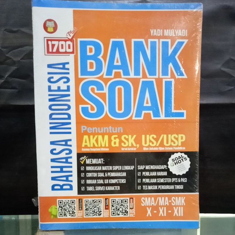 Jual Buku 1700 Plus Bank Soal Bahasa Indonesia SMA Penuntun AKM dan SK | Shopee Indonesia