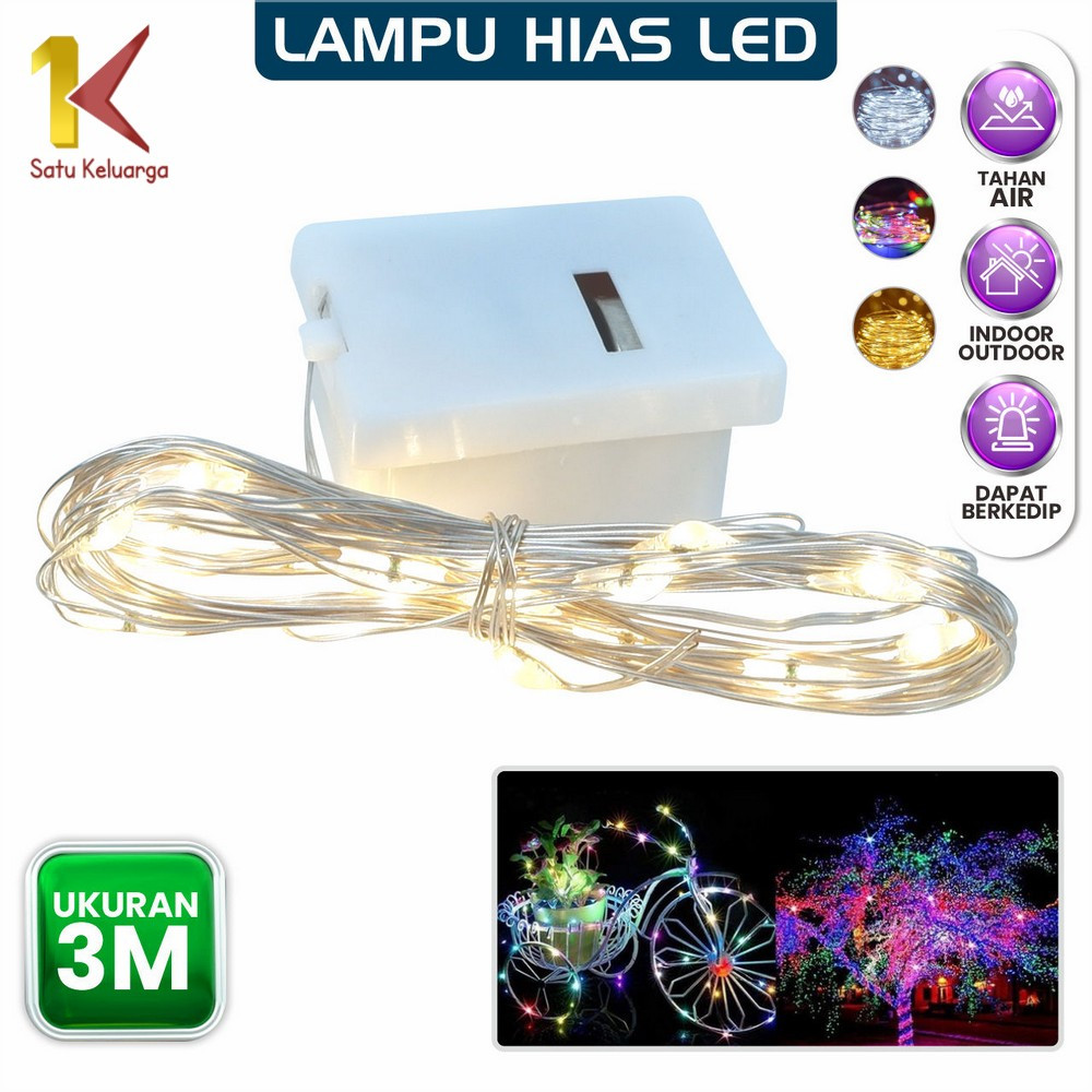 Jual Satu Keluarga Tumblr Light Led Lampu Kawat Mini Ukuran 3METER C942 ...