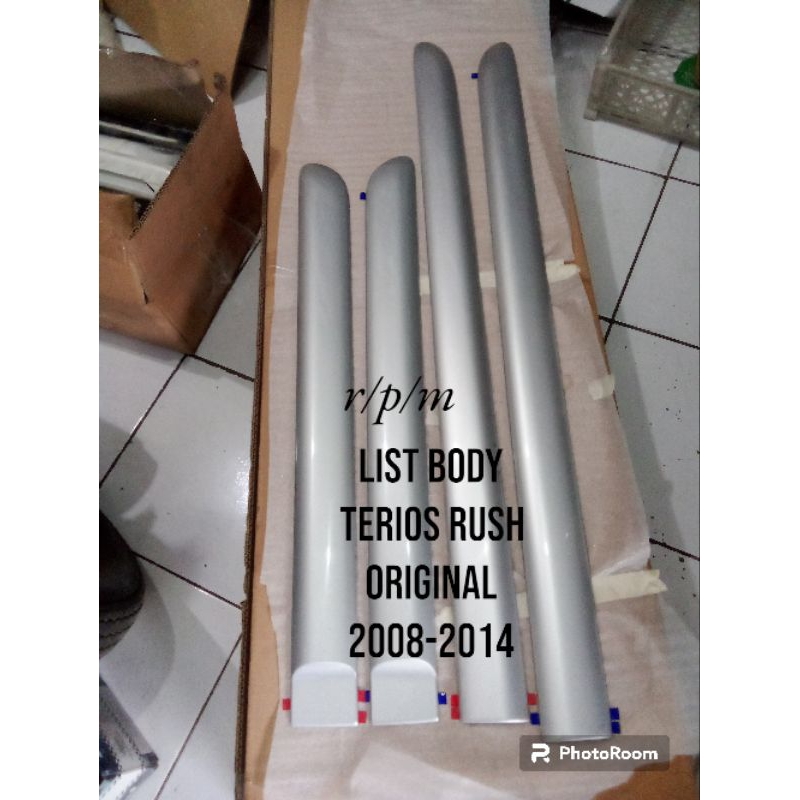 Jual LIST BODY MOULDING MOBIL RUSH TERIOS ORIGINAL 2008-2017 GRESS BARU ...