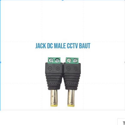 Jual JACK DC MALE CCTV MODEL BAUT ( 10 PCS ) | Shopee Indonesia