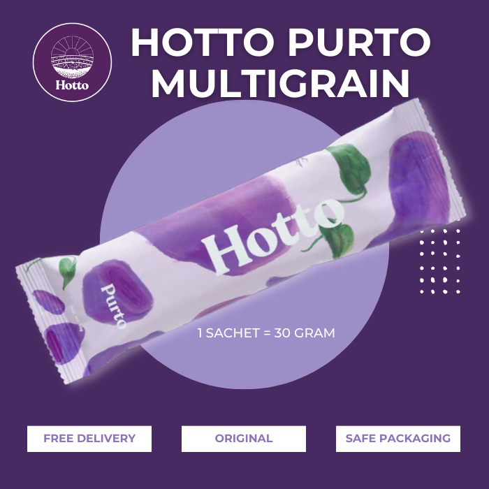 Jual Hotto Purto Multigrain with Purple Potato - Sachet | Shopee Indonesia