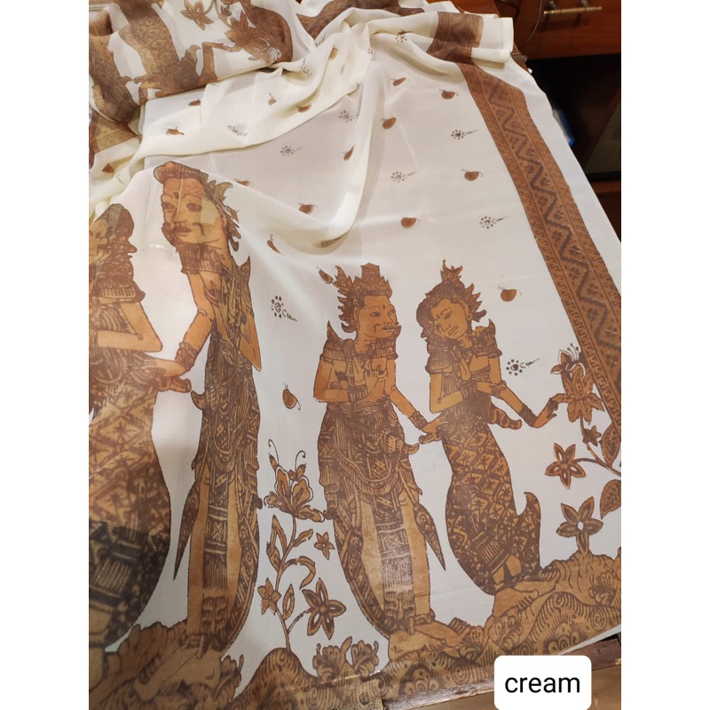 Jual Kain Motif wayang | Shopee Indonesia
