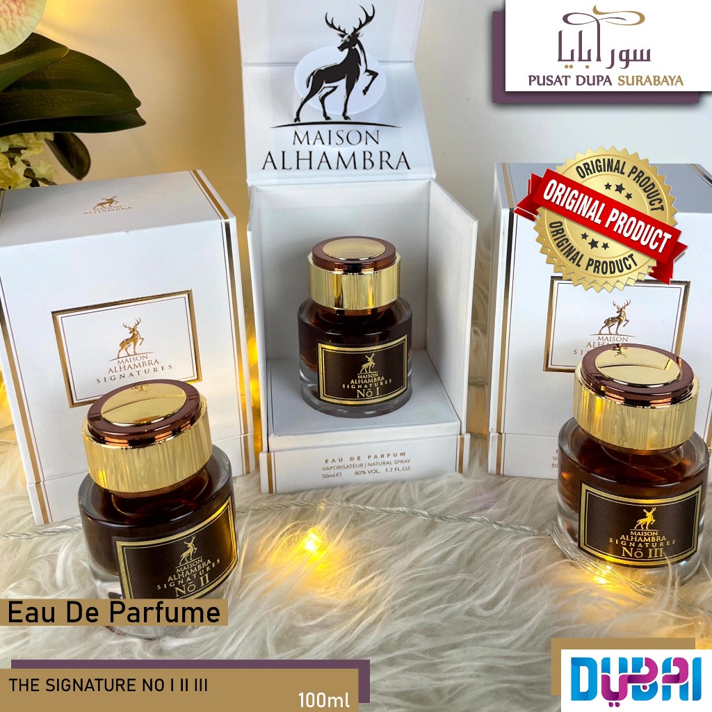 Jual Parfum Asli Arab Original Premium The Signature I, II , III Maison ...