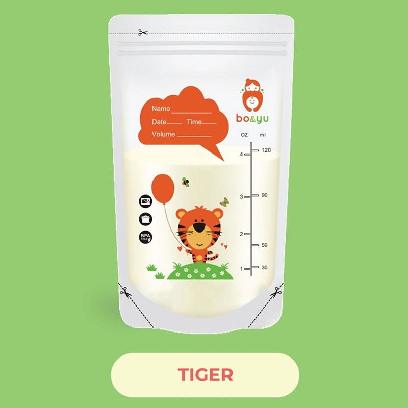 Jual Kantong ASI 120ml - 30pcs Bo&yu / Breastmilk Storage Bag BPA FREE ...