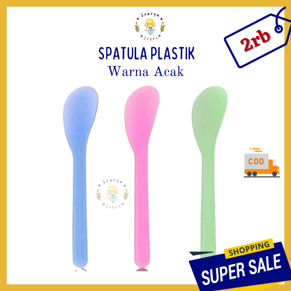 Jual SPATULAPLASTIK | SPATULA MASKER & KUAS MASKER | Shopee Indonesia