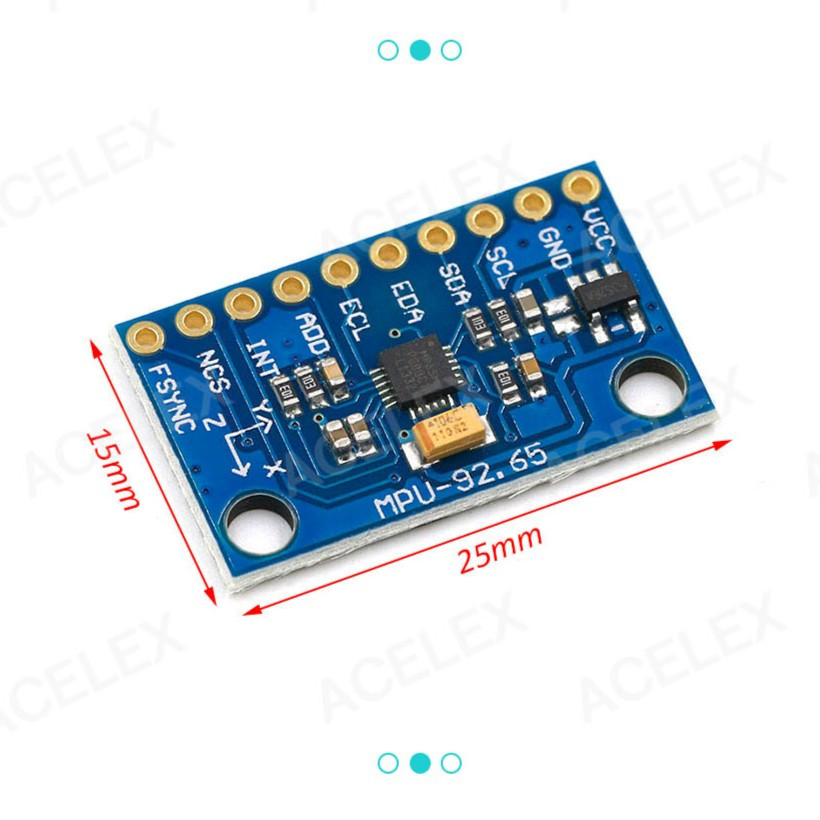 Jual MPU6500 GY-6500 6DOF Six Axis Accelerometer Attitude Gyro Sensor ...