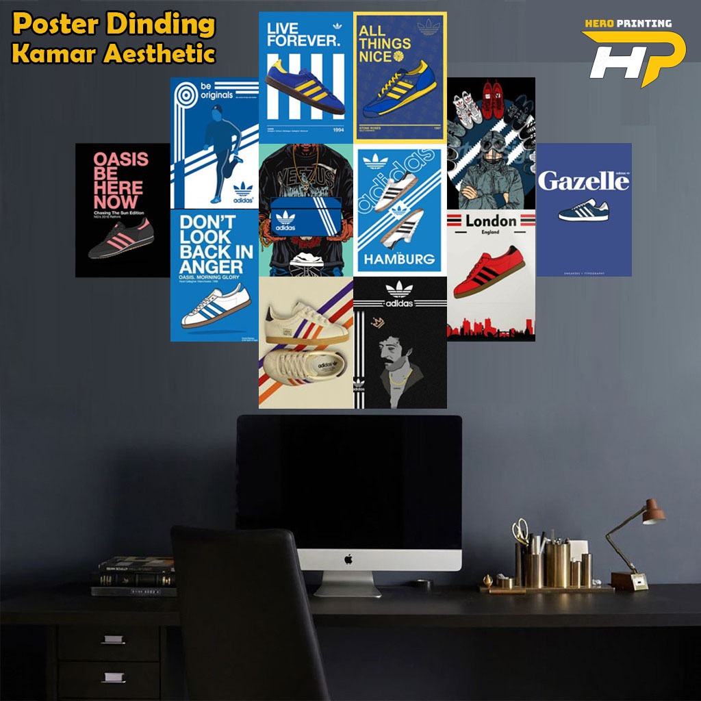 Jual [isi 50PCS] Poster dinding aesthethic gambar casual - Poster ...