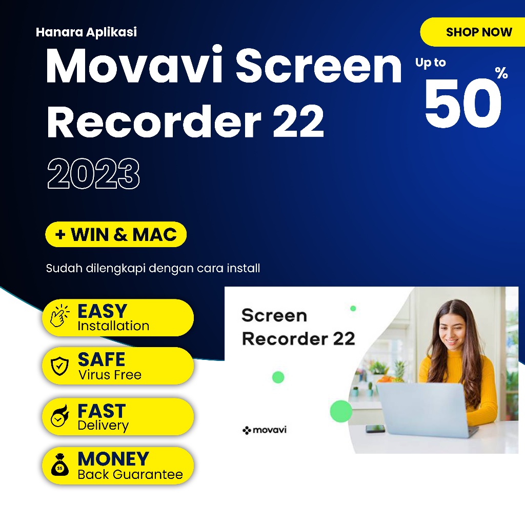 Jual Movavi Screen Recorder 22 Full Version [WIN & MAC] | Shopee Indonesia