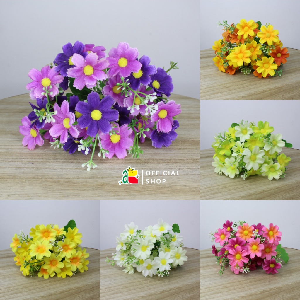 Jual Bunga hias daysi kupu-kupu 2 sl bunga plastik dekorasi hias ...