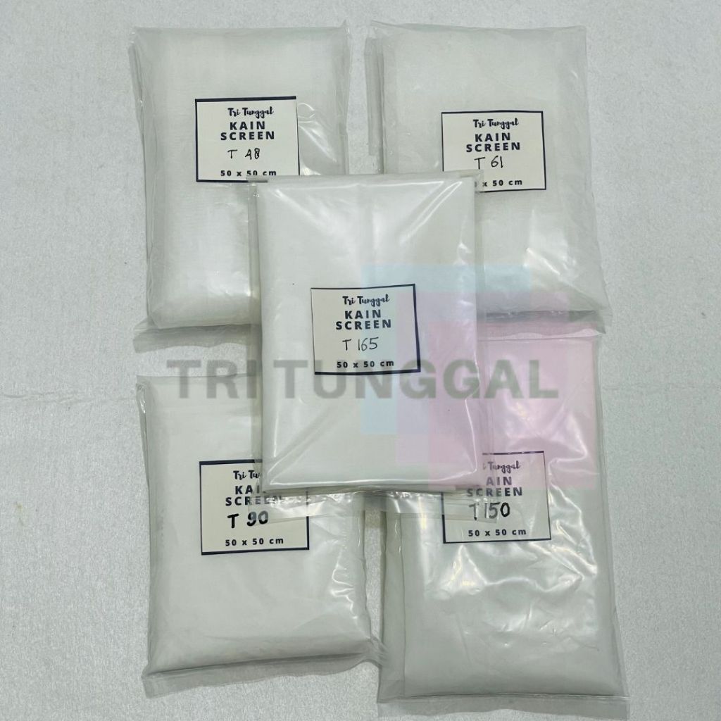 Jual Kain Screen Sablon MURAH Perlembar Bahan Monyl Polyester Ukuran ...