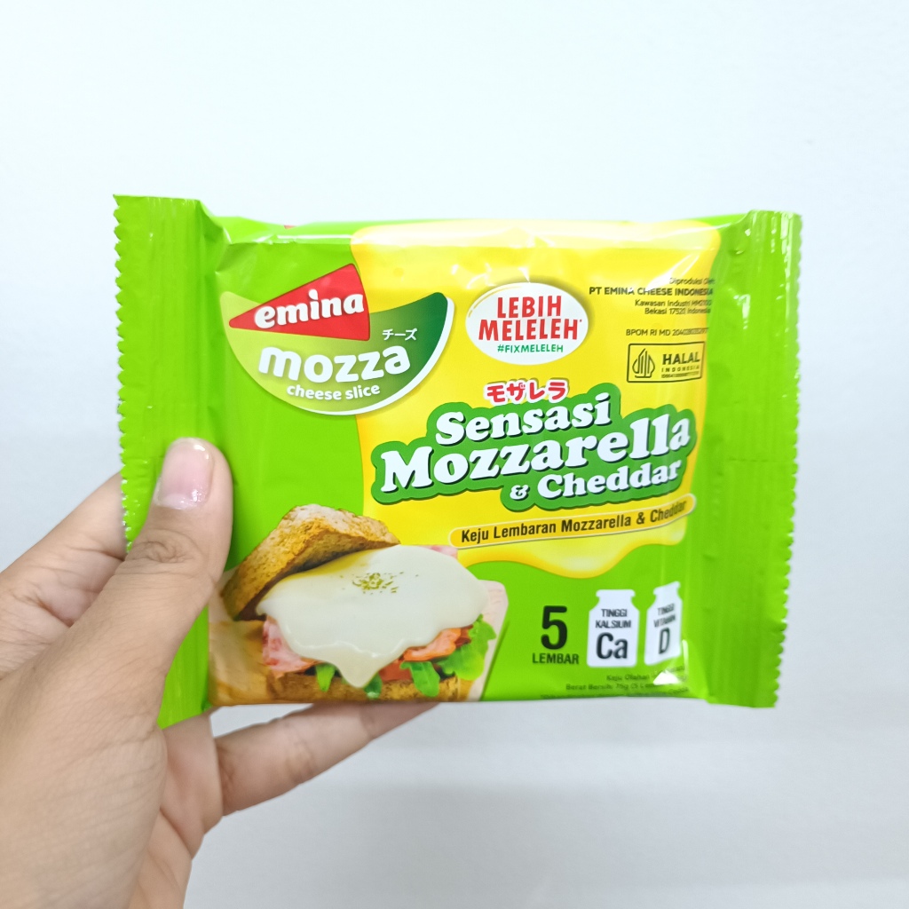Jual KEJU EMINA MOZZARELLA SLICE ISI 5/ KEJU SLICE EMINA MOZZARELLA ...