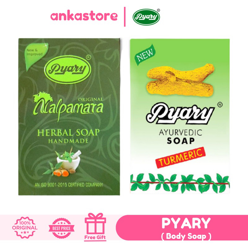 Jual [ORIGINAL] Pyary Nalpamara Turmeric Soap Ayurvedic Arab Since 1930 ...