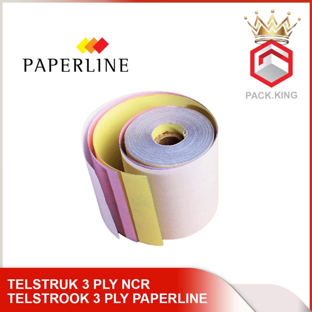 Jual KERTAS STRUK KASIR 3 PLY / KERTAS STRUK KASIR NCR 75 X 60 mm ...