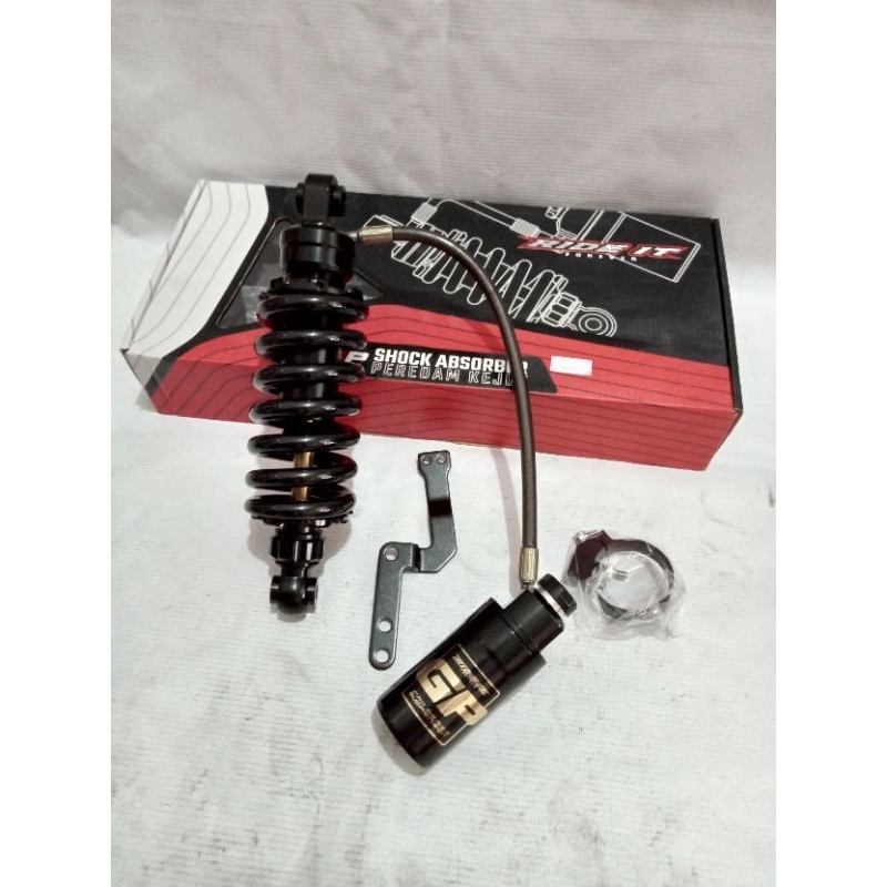 Jual Monoshock tabung pisah Fleksibel Sonic 150, Supra GTR Ride it GP 103 Gold Series As Black ...