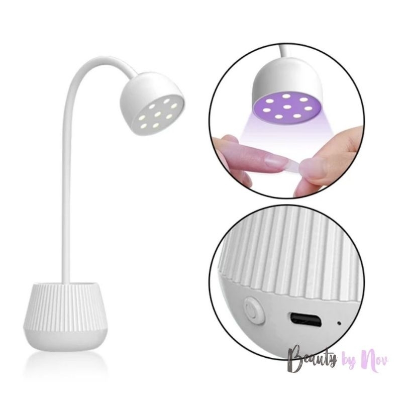 Jual LOTUS LAMP UV 24W Wireless Nail Led Mini Nail Extension | Shopee ...