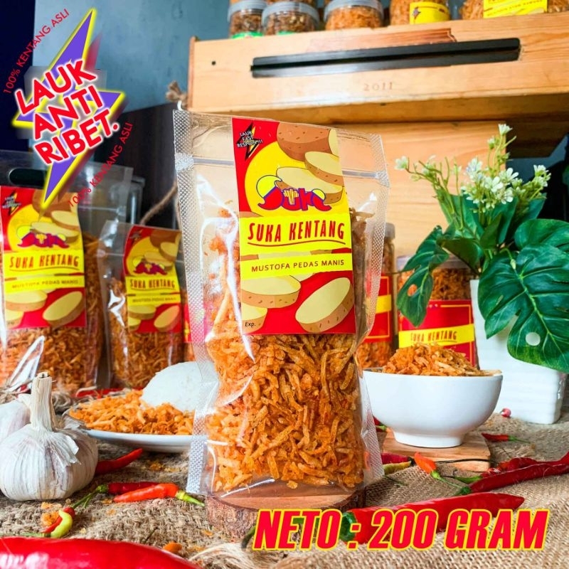 Jual MUSTOFA 200 GR / KENTANG MUSTOFA / MUSTOPA Pedas Manis, Ayam ...