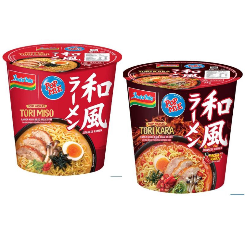 Jual Pop mie baru spesial indomie Tori Miso Kara Japanese Ramen cup ...