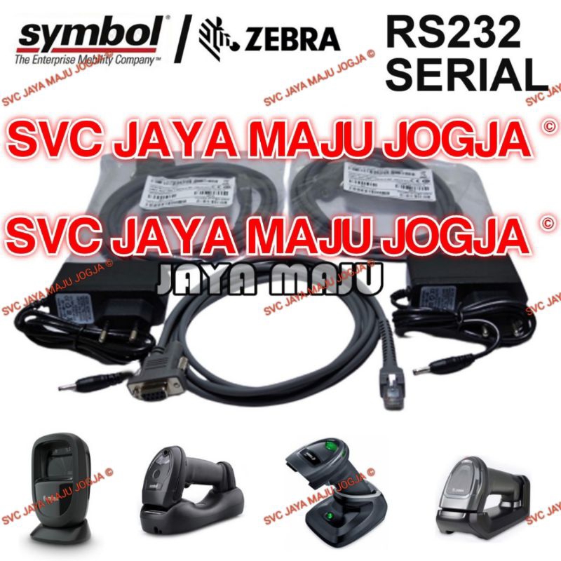 Jual [ SPAREPART ZEBRA - DS SERIES ] KABEL INTERFACE - SERIAL RS232 ...