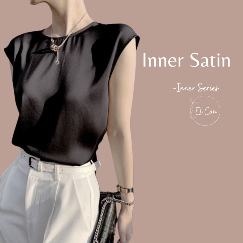 Jual Inner satin tanpa lengan silk INNER TANPA LENGAN SLEEVELESS SATIN ...