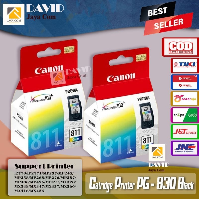 Jual Tinta Catridge Canon CL 811 Colour for Printer ip2770,mp287 ...