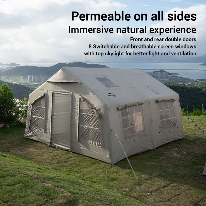 Jual TENDA NATUREHIKE COTTON INFLATABLE AIR 13.2 NH22ZP014 GLAMPING ...