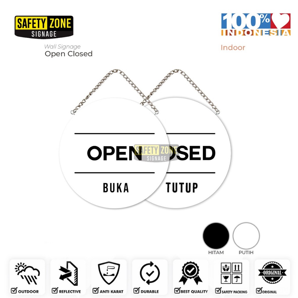 Jual sign AKRILIK Open dan Close bolak balik dapat satu set lengkap ...