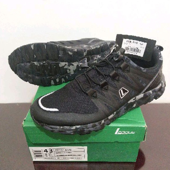 Jual Sepatu League Kumo 1.5 Camo Hitam Original Running Shoes Pria ...