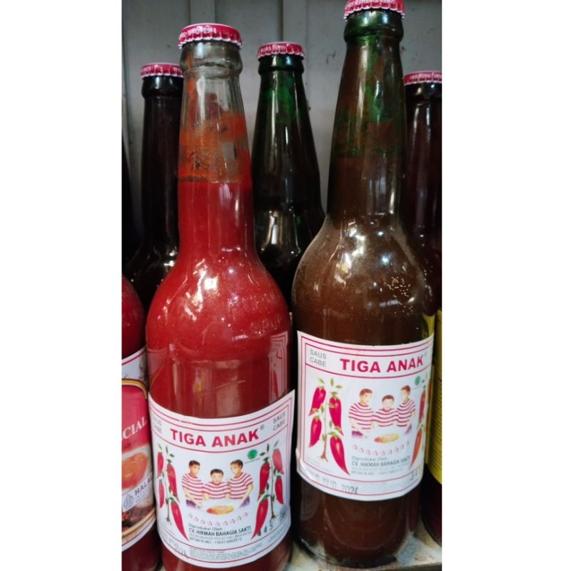 Jual Saos Lombok Cap "Tiga Anak" [620 Ml] | Shopee Indonesia