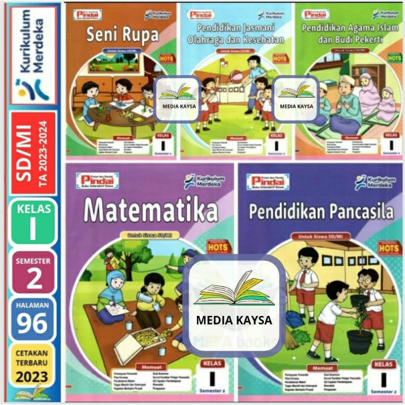 Jual LKS Pindai SD Kelas 1 Semester 1- 2 Kurikulum Merdeka TA 2023-2024 Penerbit Arya Duta ...