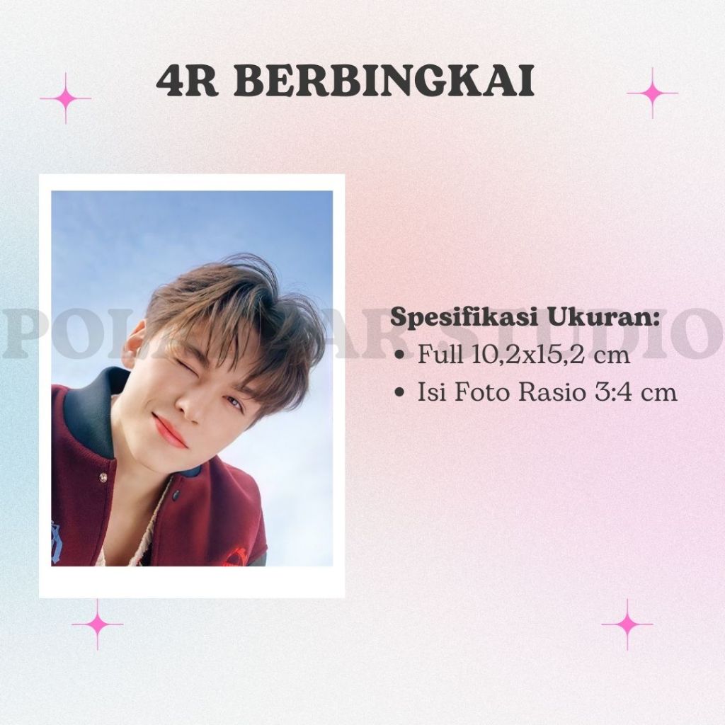 Jual Cetak Foto 3R / 4R/ S8R/ A4 Full Foto Polaroid Berbingkai Glossy ...