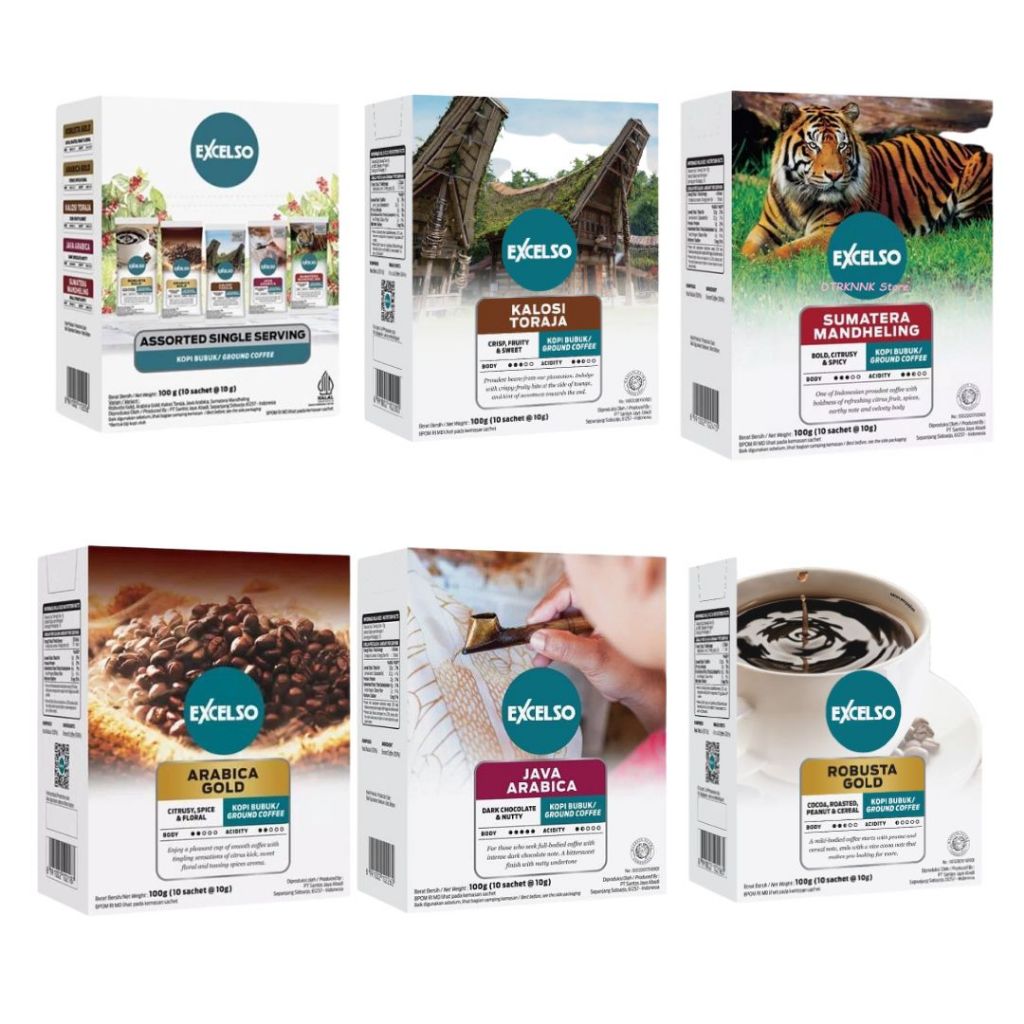 Jual EXCELSO FOLDING BOX ( 10 Sachet x 10 gram ) | Shopee Indonesia