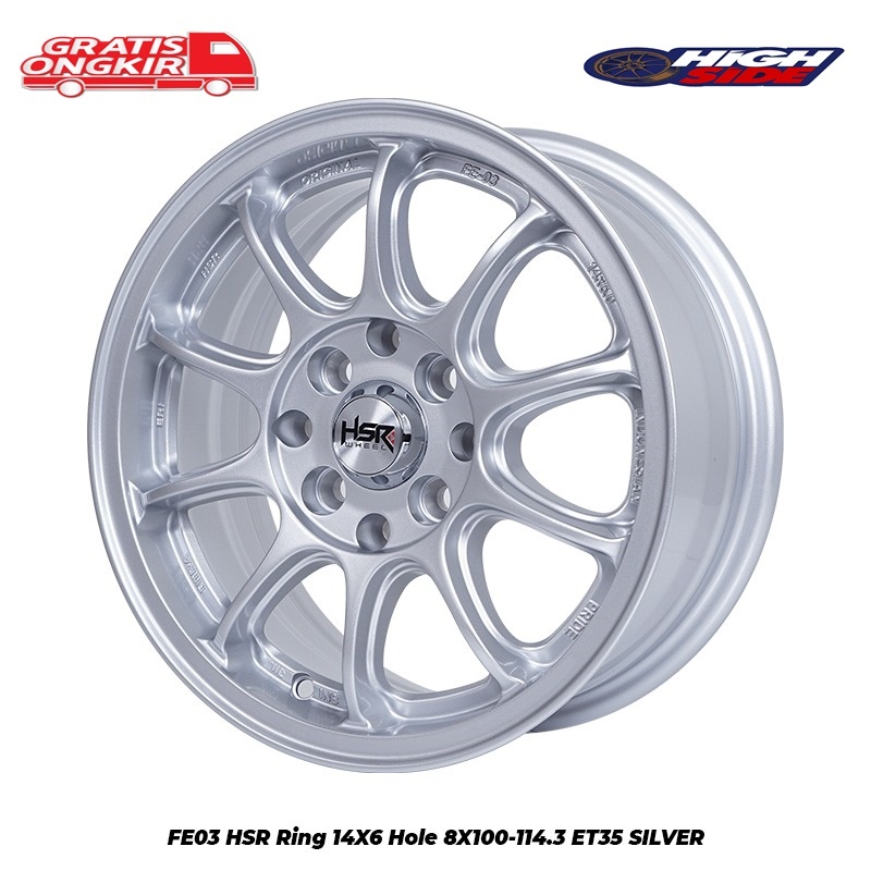Jual Velg Baru Hsr R14 Mobil Honda City Z,Brio Satya,Agya.Ayla,Sigra,Wuling Air Ev | Shopee ...