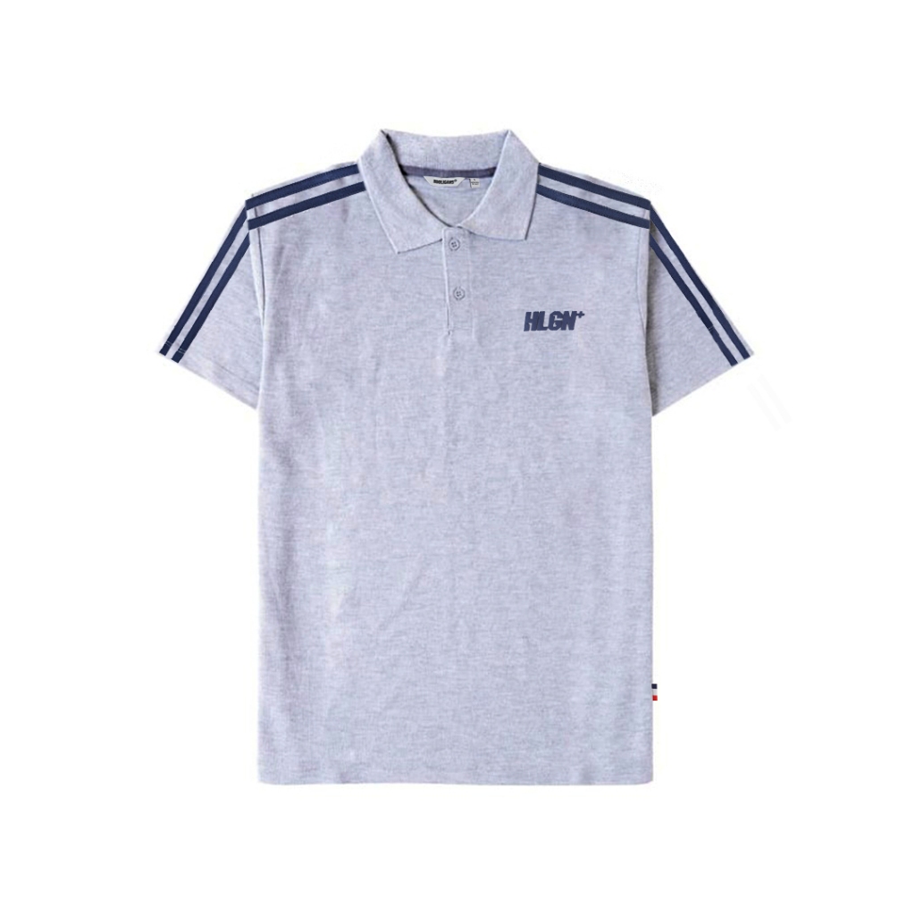 Jual HOOLIGANS Polo Shirt Linea - Misty Gray | Shopee Indonesia