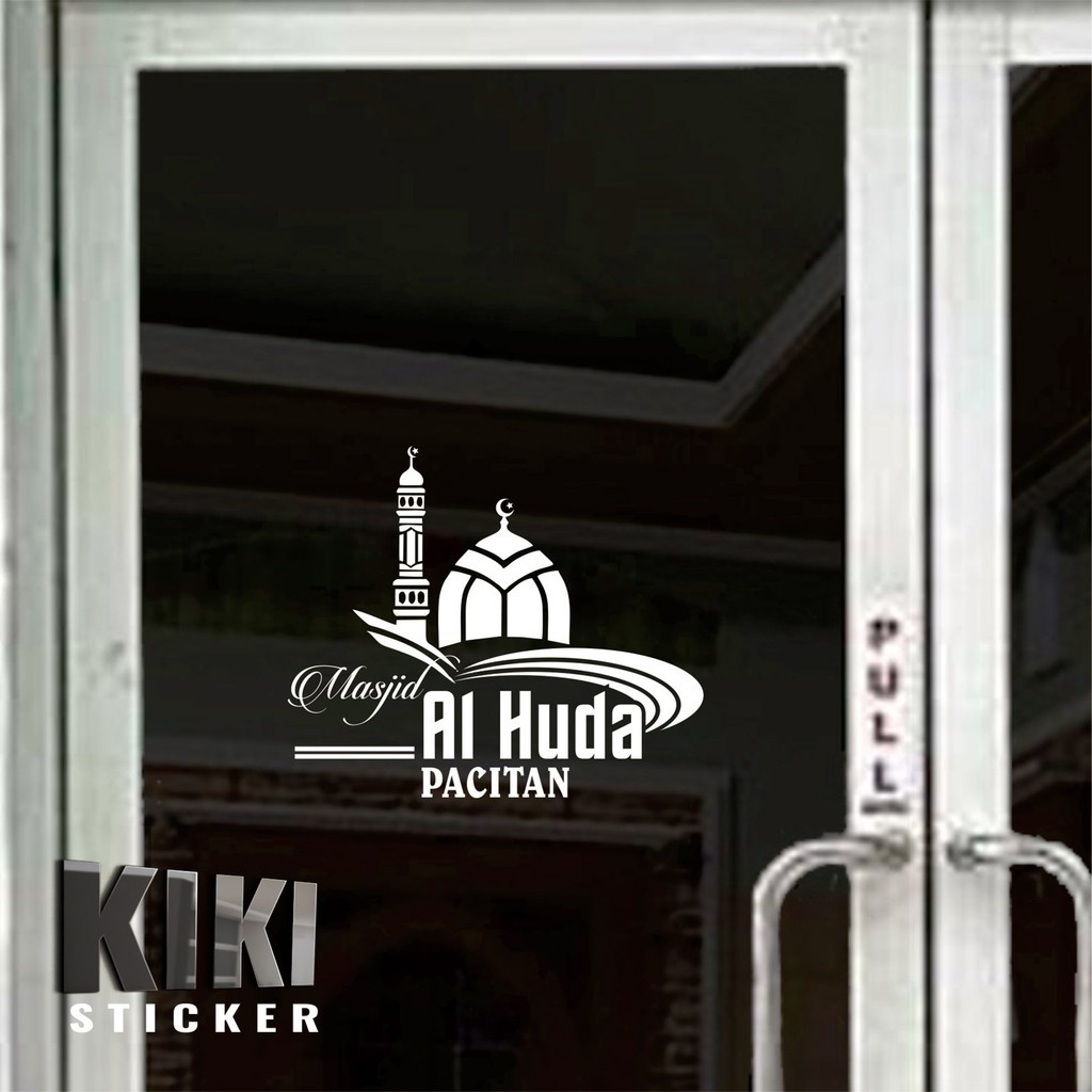 Jual CUTTING STICKER - STICKER KACA PINTU /JENDELA NAMA MASJID ...